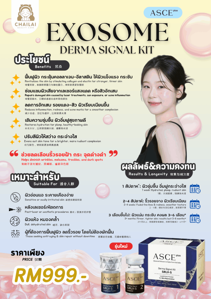 EXOSOME Derma Signal Kit - ChaiLai | โบท็อกซ์ ฟิลเลอร์ แฟตสลายไขมัน เม ...